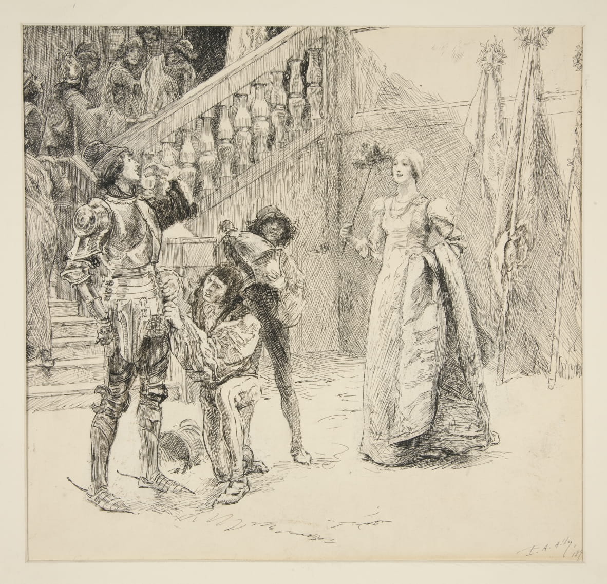 Benedick: by Edwin Austin Abbey: Buy fine art print