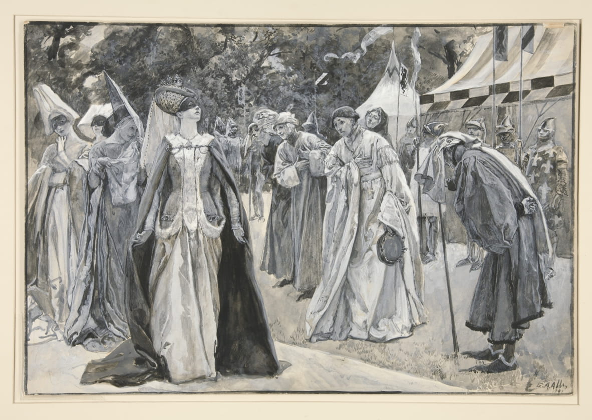 King: by Edwin Austin Abbey as fine art print (#1337727)