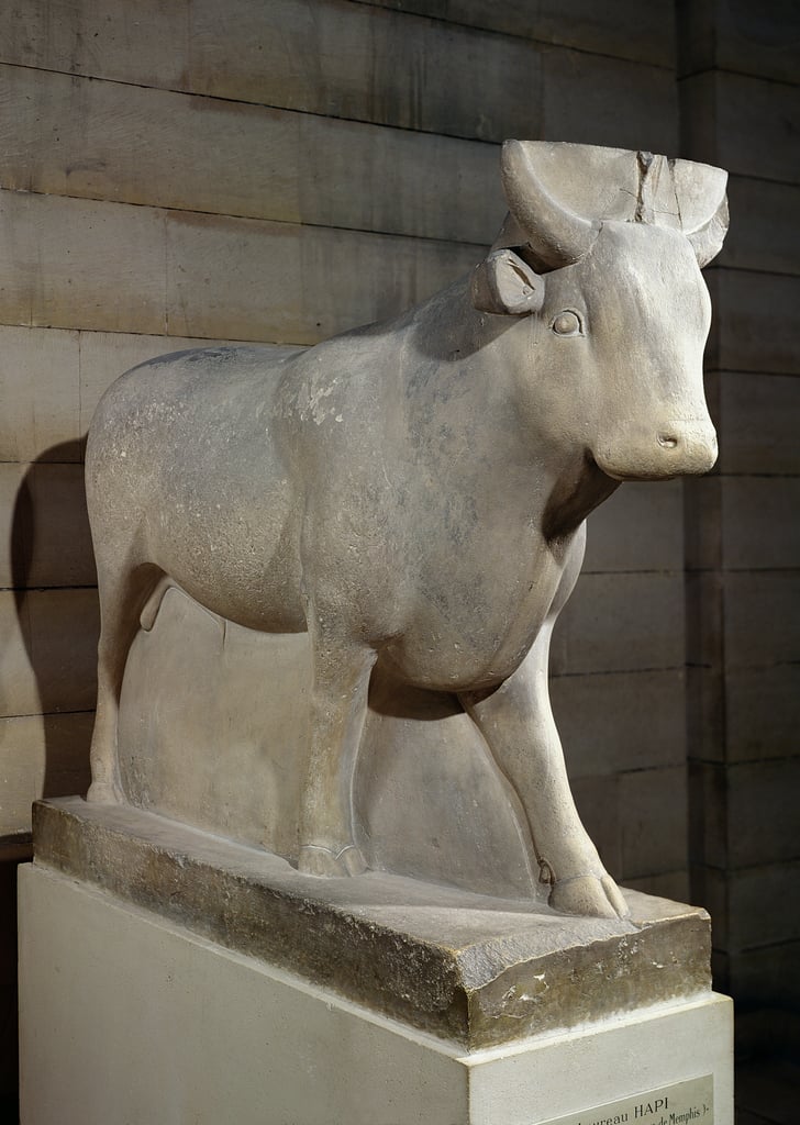 The Apis Bull, from the Serapeum, Memphis (limestone)