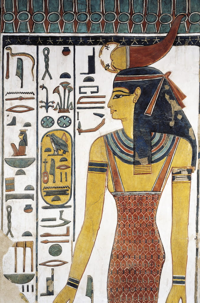 The goddess Selkis, fresco, entrance to the vestibule, ... (#1119762)