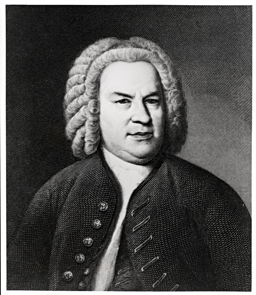 Portrait of Johann Sebastian Bach, German composer
