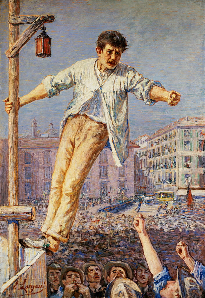 Strike spokesperson by Emilio Longoni: Buy fine art print