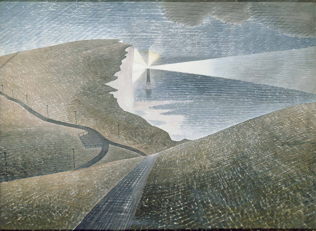 Beachy Head, 1939 (watercolour) by Eric Ravilious