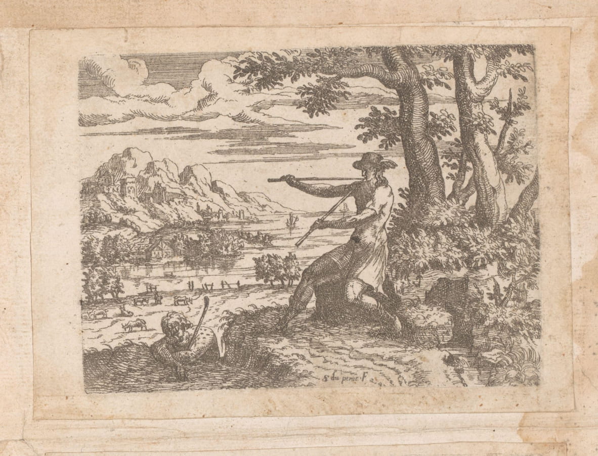 Landscape with Mercury and Argus by Etienne Duperac