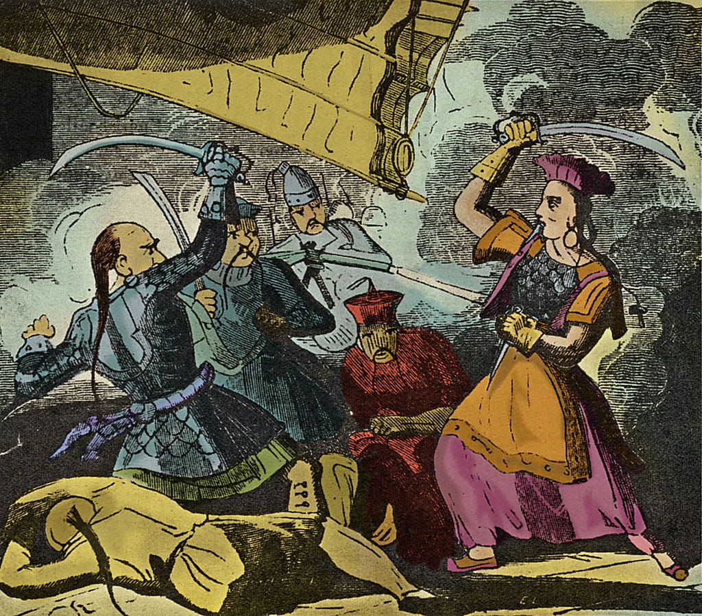 Shing Shi or Ching Shih (died 1844). Chinese pirate woman of the 19th ...