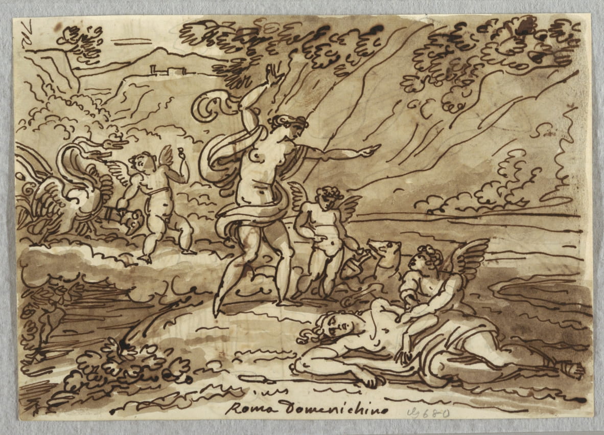 Death of Adonis by Felice Giani: Buy fine art print