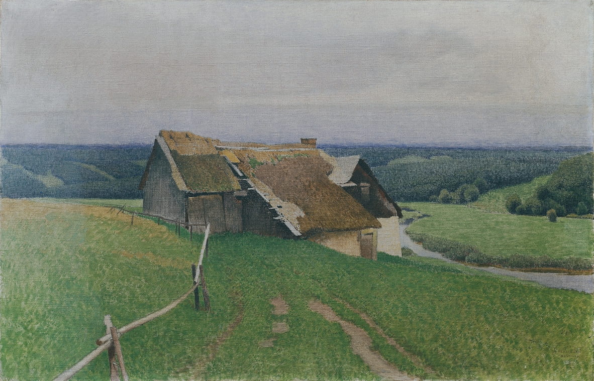 The house on the height by Ferdinand Brunner