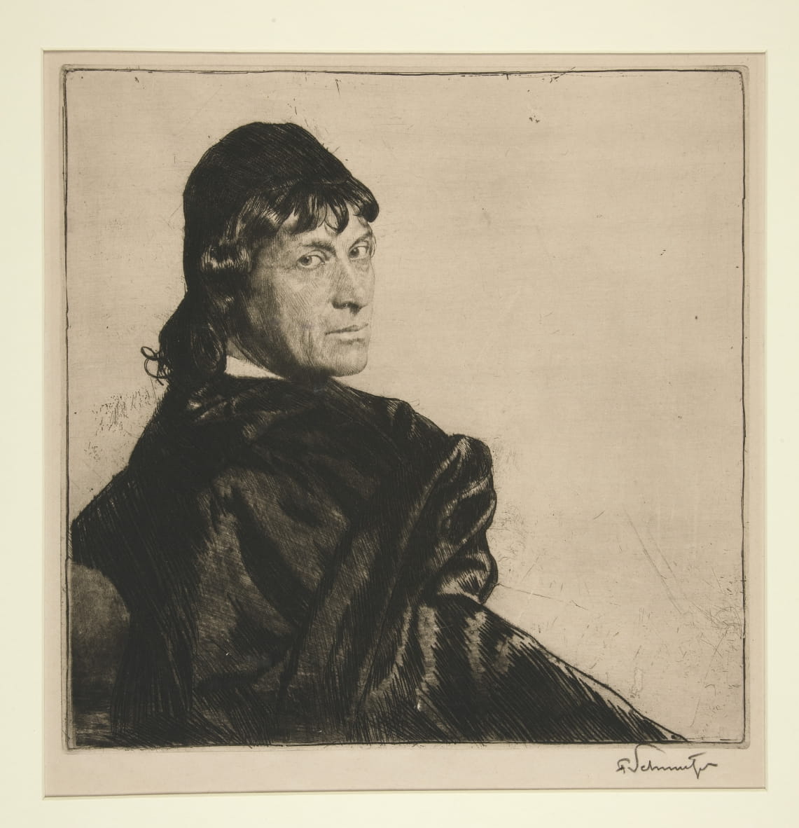 Portrait Study by Ferdinand Schmutzer: Buy fine art print