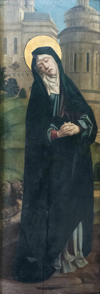 Madonna of sorrows, flemish neapolitan painter active at the turn of ...