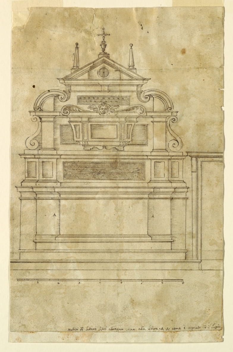 Project for an Altar by Francesco Mosca: Fine art print