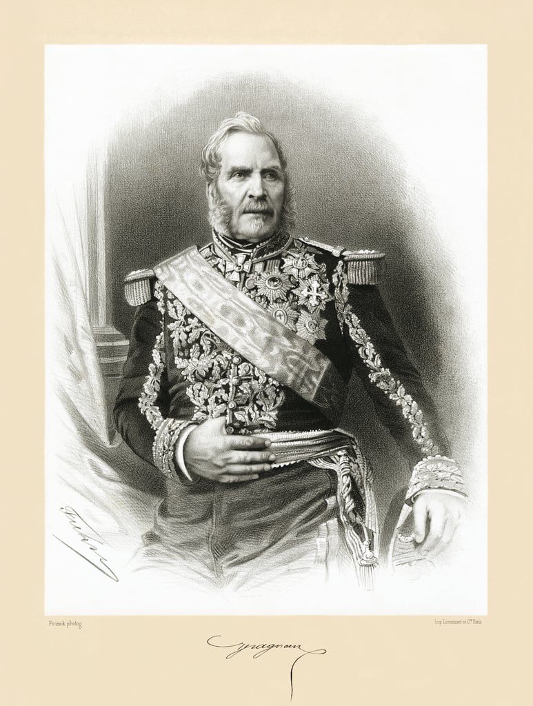 Bernard Pierre Magnan, 1865-66 by Franck: Fine art print