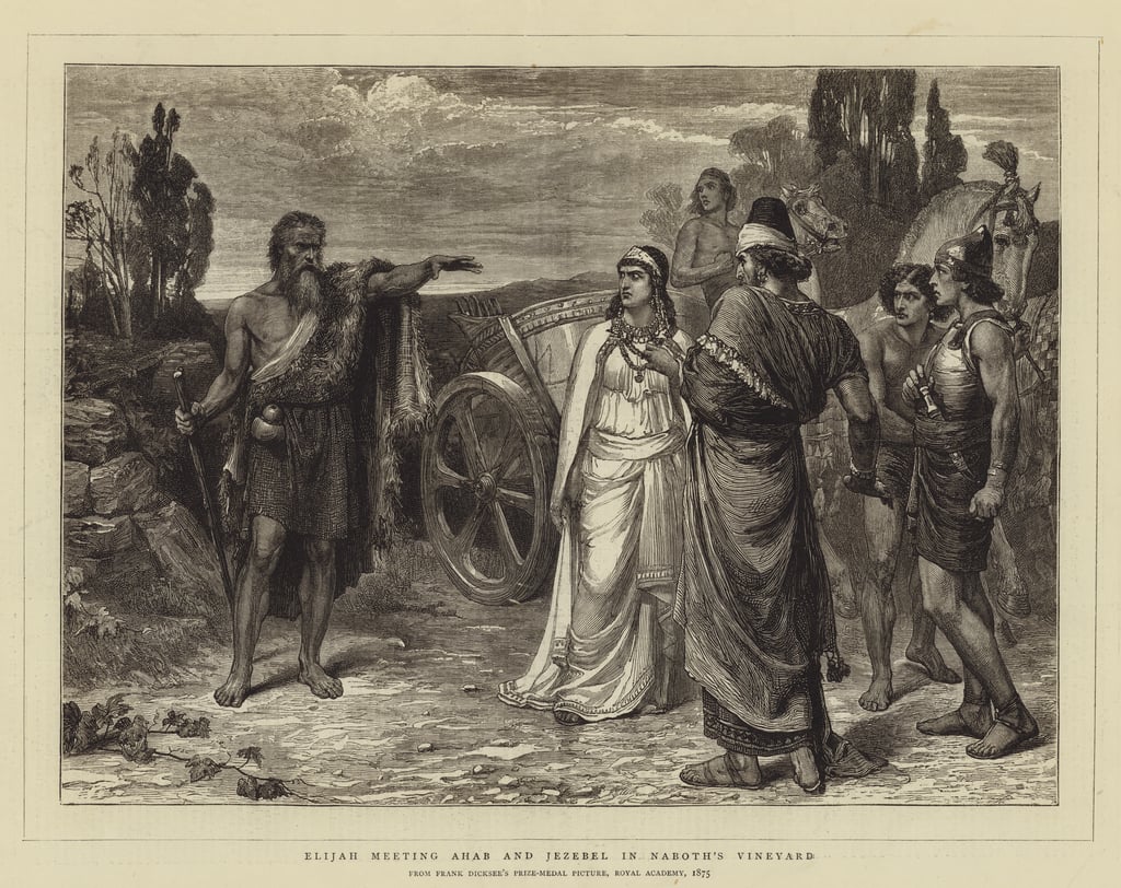 Elijah meeting Ahab and Jezebel in Naboths Vineyard ... (#203084)