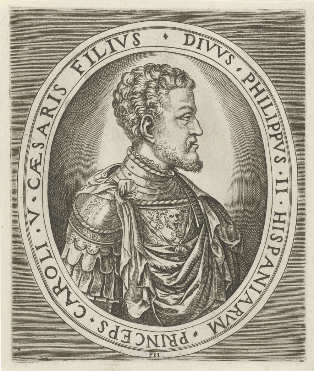 Portrait of King Philip II, King of Spain by Frans Huys