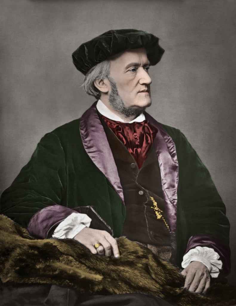 Portrait of Richard Wagner (1813-1883), German composer. 1871. Digital ...