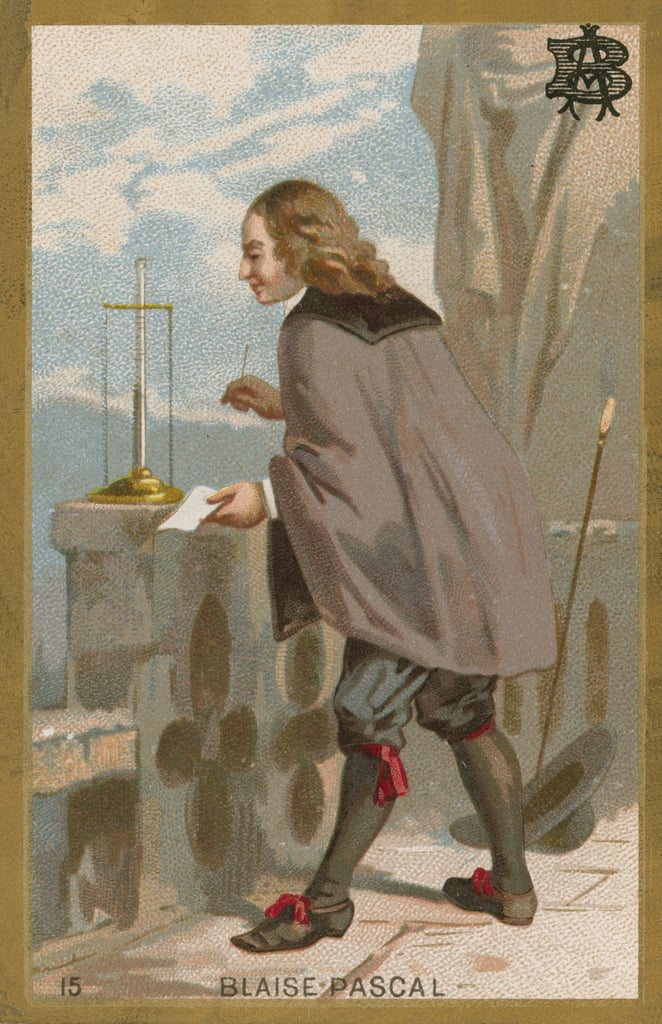Blaise Pascal, French mathematician and physicist