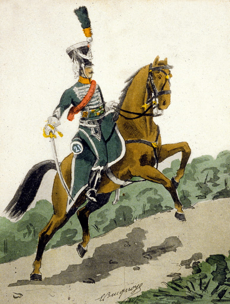 Cavalryman of the 1st Empire by French School