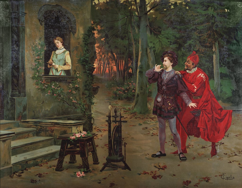 Marguerite, Faust and Mephisto Scene from Faust by Charles Gounod (1818 ...