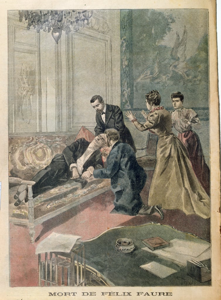 The Death of Felix Faure (1841-99) from Le Petit Journal, 26th February ...