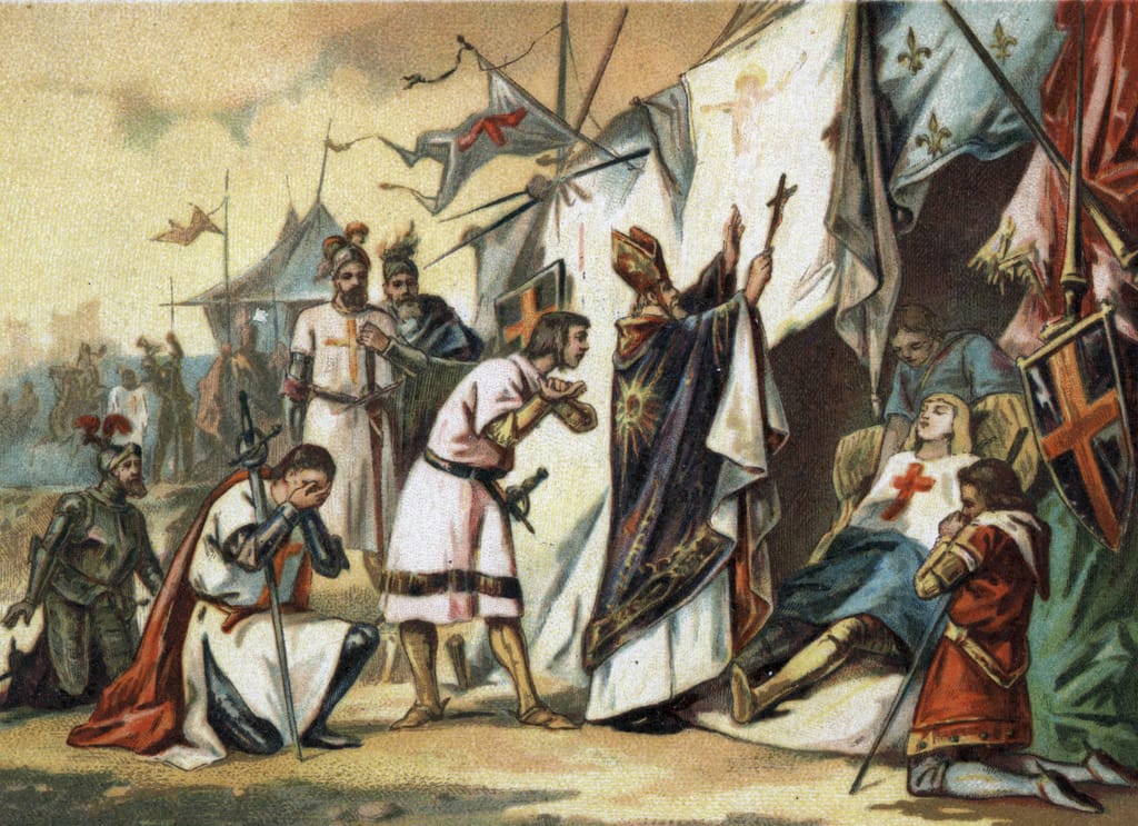 The death of Saint Louis (Louis IX) (1214/1215-1270) in Tunis ...