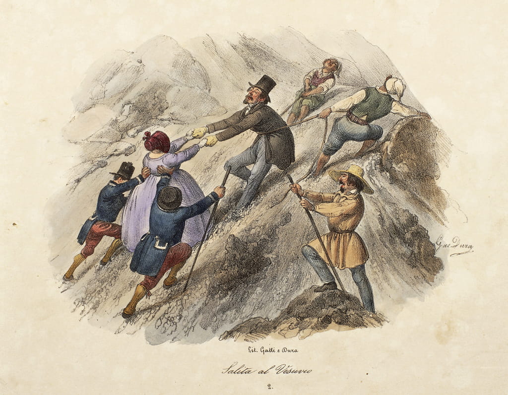 The climb to Mount Vesuvius by Gatti and Dura (#1414350)