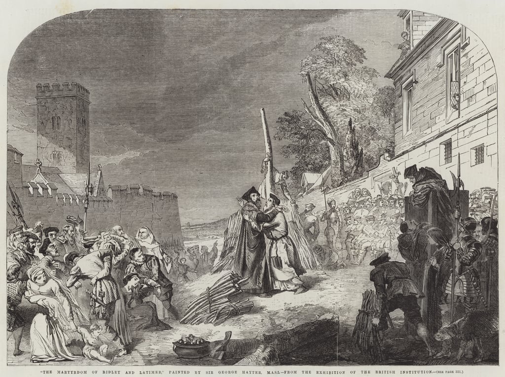 The Martyrdom of Ridley and Latimer by George Hayter