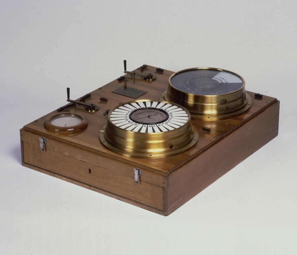 A pointer telegraph, produced by Werner von Siemens