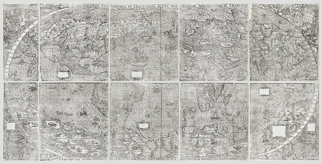 Universale world map, Gastaldi, Giacomo by Giacomo Gastaldi