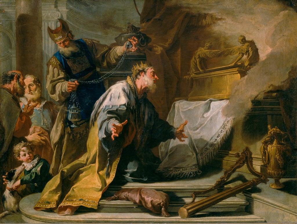 David Before the Ark of the Covenant