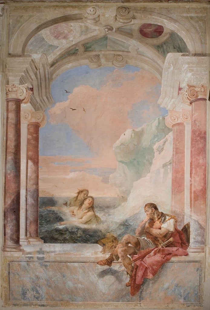 Thetis Consoling Her Son Achilles From The Room Of The Iliad In The Palazzina 1757