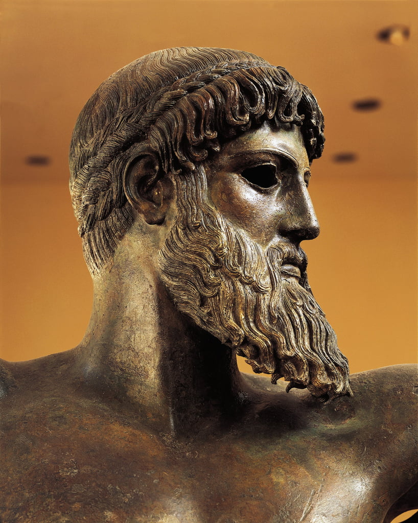 Bronze statue of Poseidon from Cape Artemision