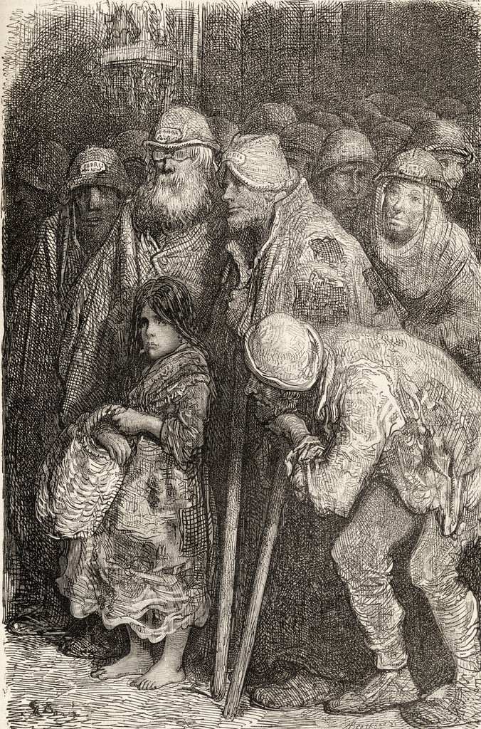 Spanish Beggars from Burgos, Spain in the 19th century,... (#72451)