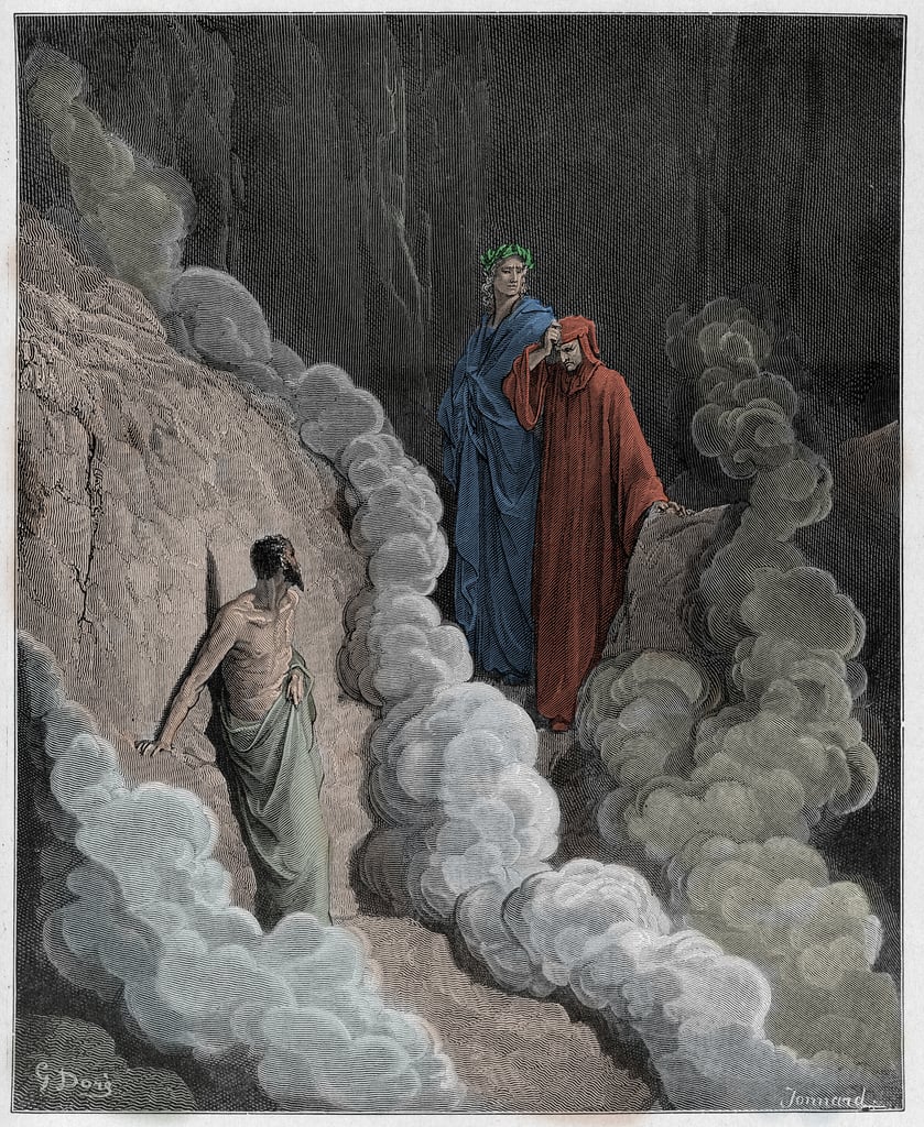 Purgatorio, Canto 16 : Dante speaks to the soul of Marc... (#647939)