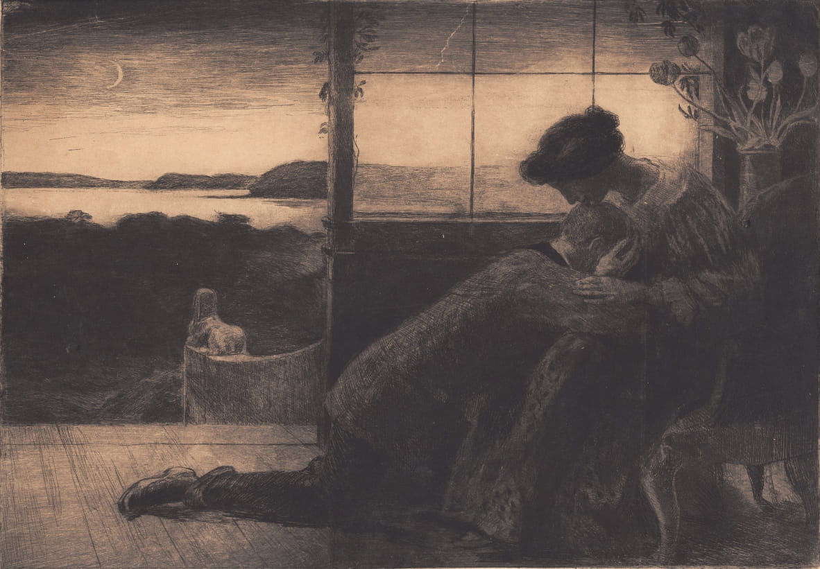 "The Bright Nights" by Hans Nikolaj Hansen: Fine art print