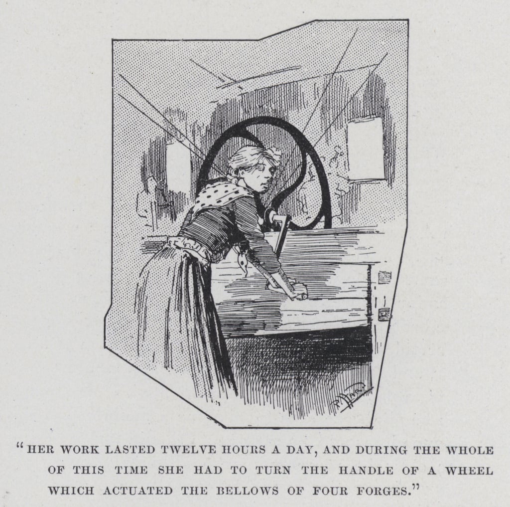 "Her work lasted twelve hours a day, and during the who... (#1030903)