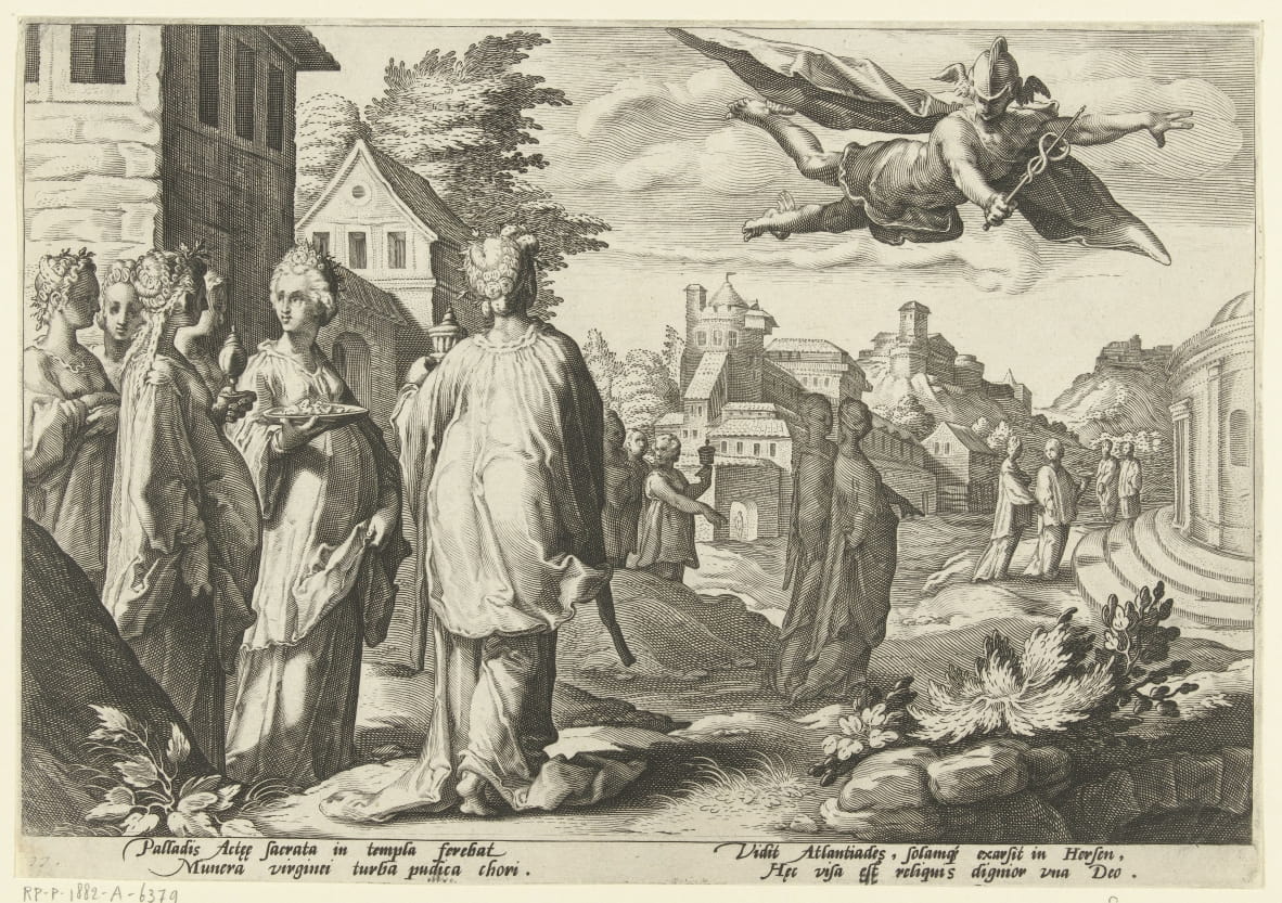 Mercury falls in love with Herse Ovid's Metamorphoses (series title)