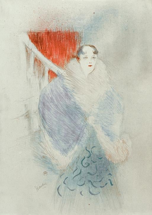 Elsa, the Viennese by Henri de Toulouse Lautrec