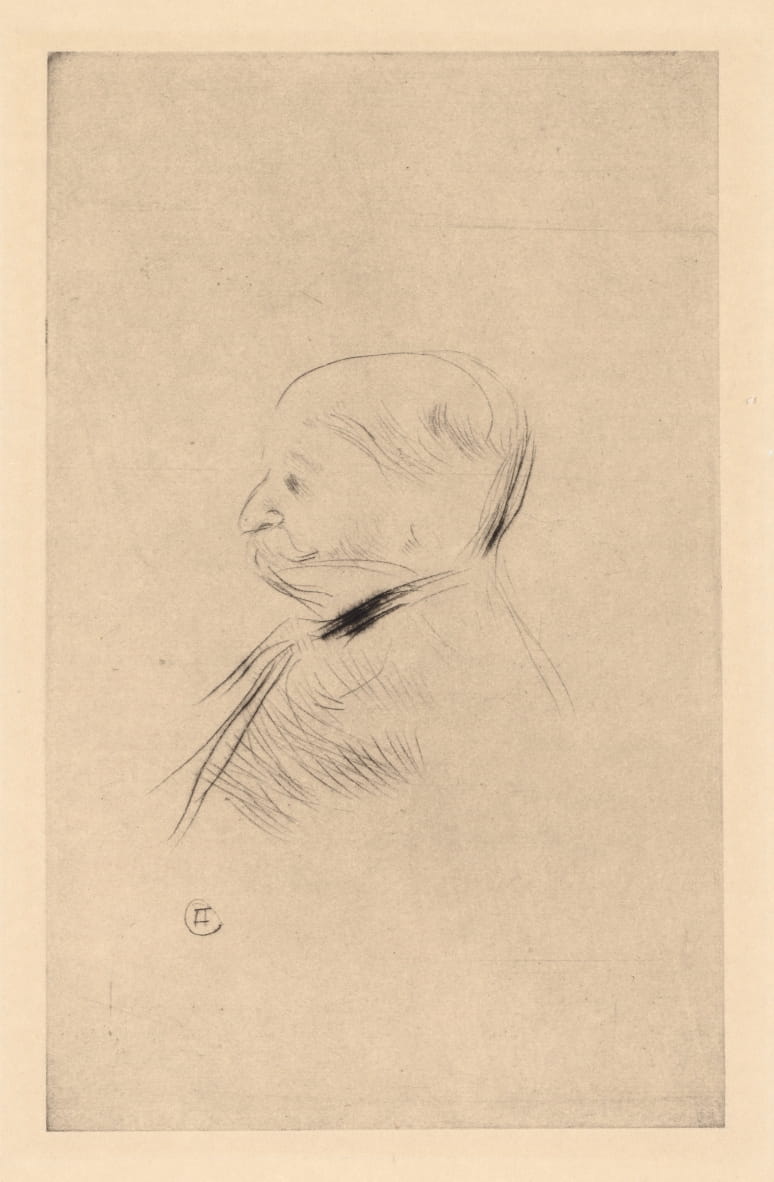 Portrait of a Man by Henri de Toulouse Lautrec