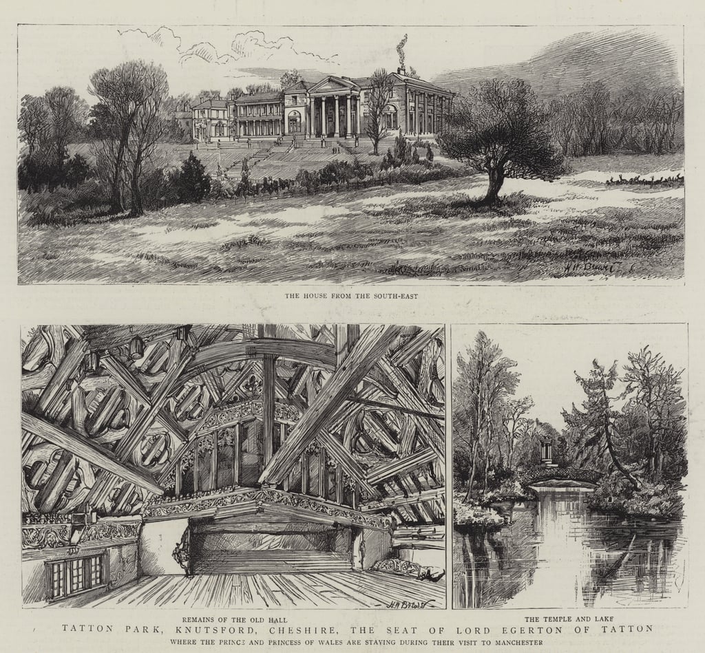 Tatton Park, Knutsford, Cheshire, the Seat of Lord Egerton of Tatton