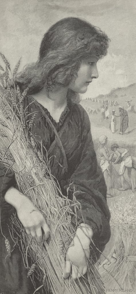Ruth - by Henry Ryland by Henry Ryland: Fine art print