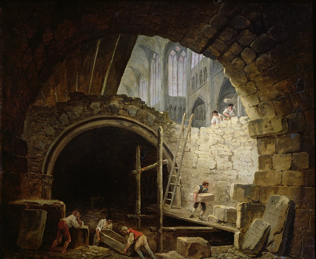 Plundering the Royal Vaults at St. Denis in October 1793