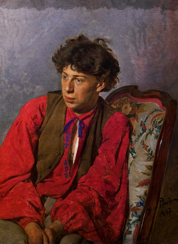 VASSIL REPINE by Ilya Efimovich Repin: Buy fine art print