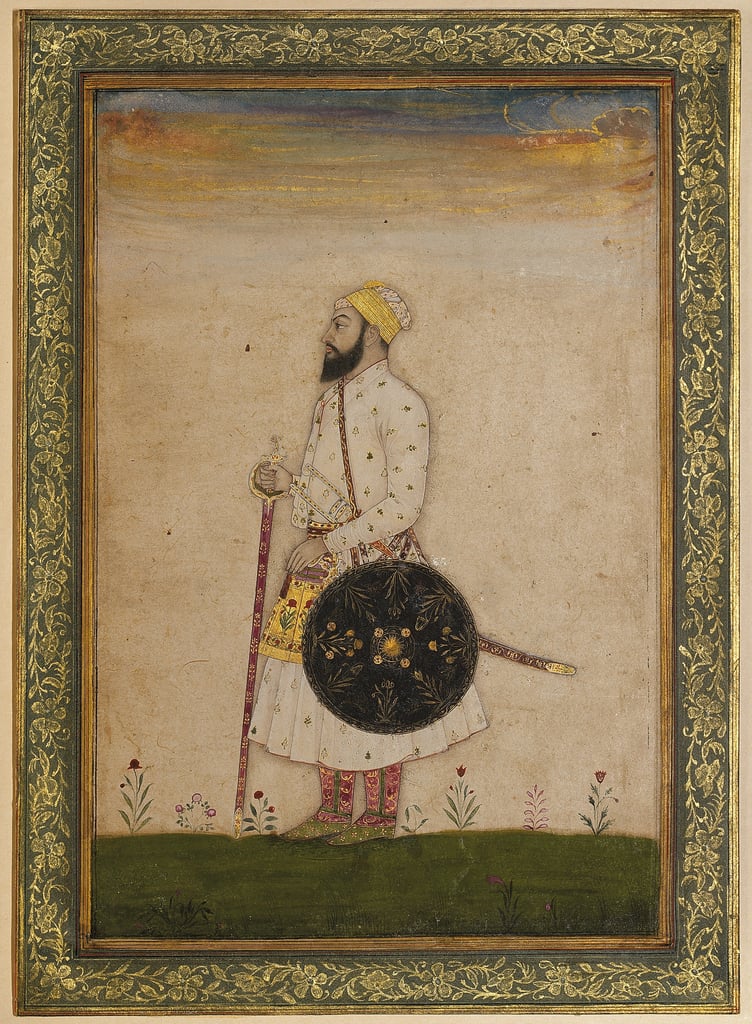 Bahram Khan, a court official of Shah Jahan, Mughal India, c.1720