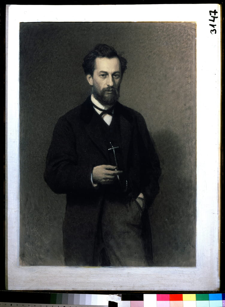 Portrait de l'artiste Mikhail Konstantinovich Klodt baron von ...