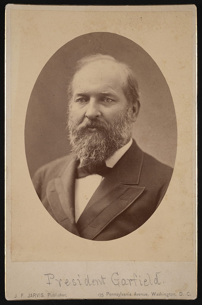 Portrait of James Abram Garfield 1831-1881, March 1881.