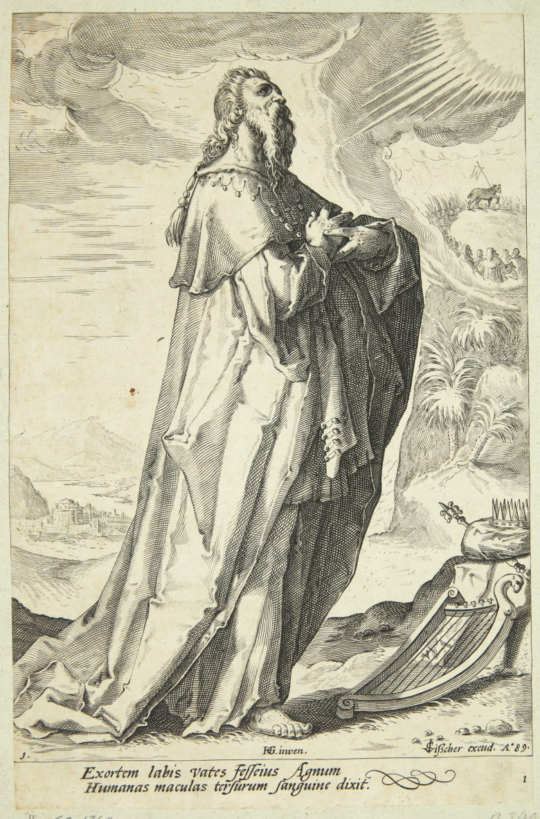 David by Jacob Matham: Highest-quality art reproduction