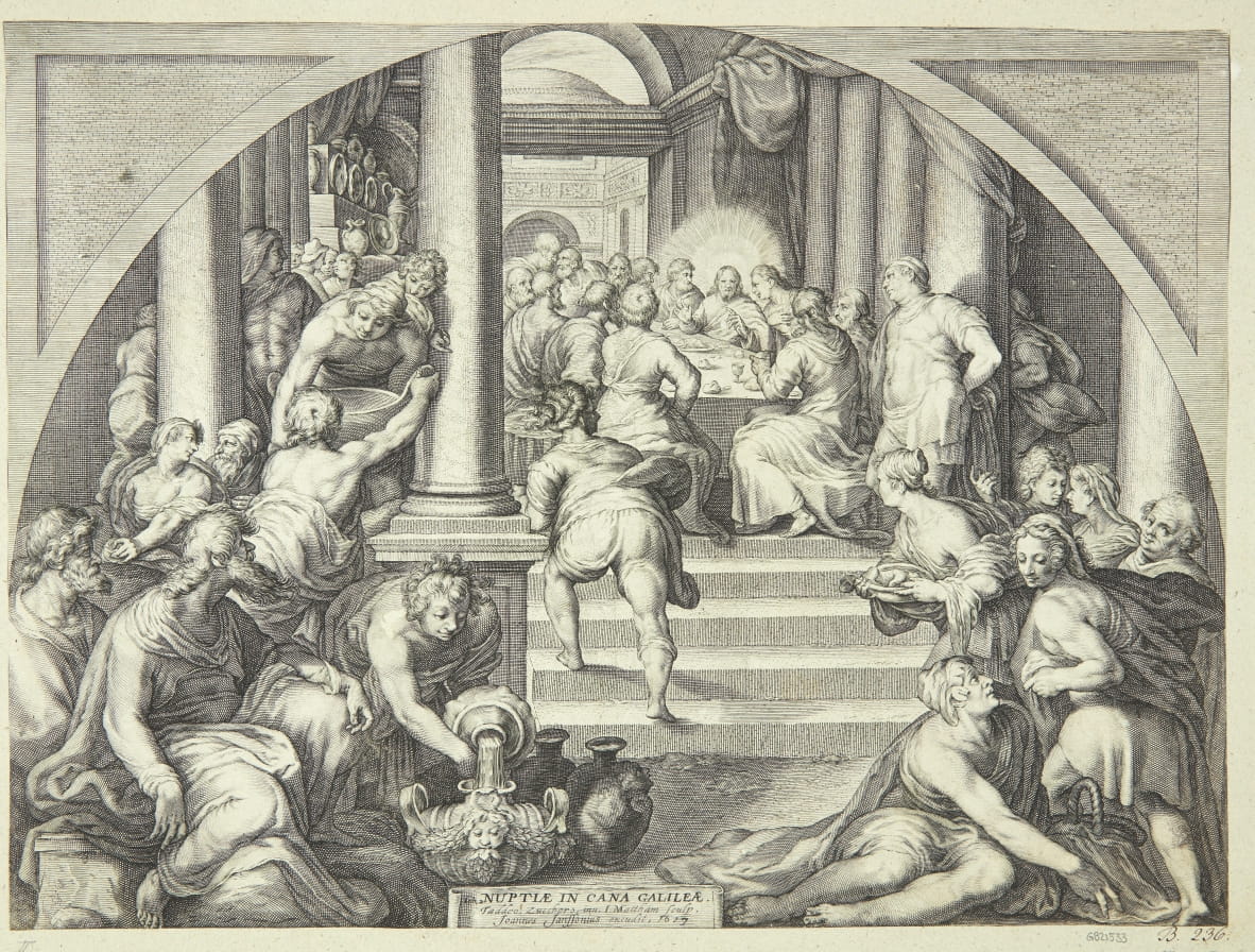 The Last Supper by Jacob Matham: Buy fine art print