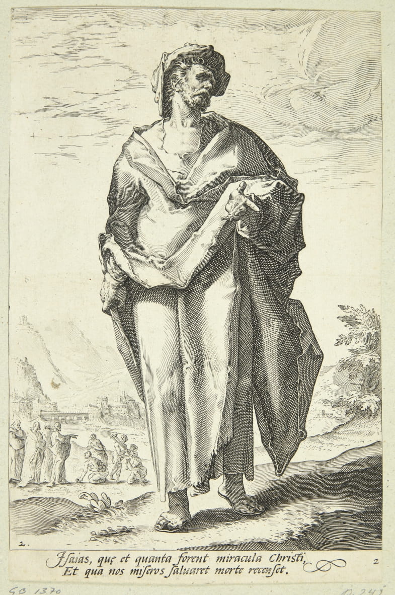 Isaiah by Jacob Matham: Highest-quality art reproduction
