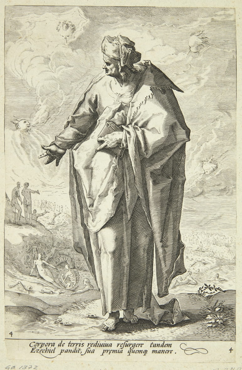 Ezekiel by Jacob Matham: Highest-quality art reproduction