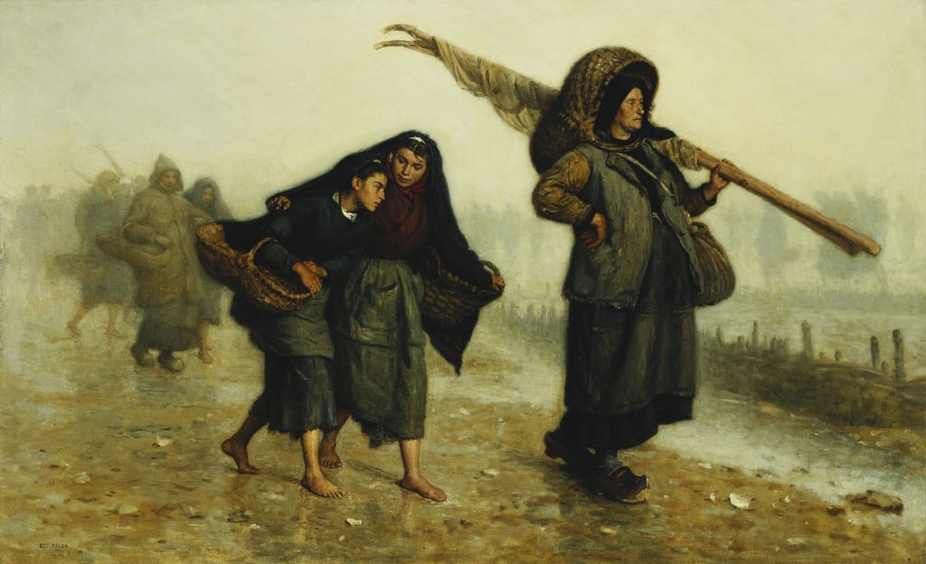 The Shell Collectors; The Shellfish Harvesters,