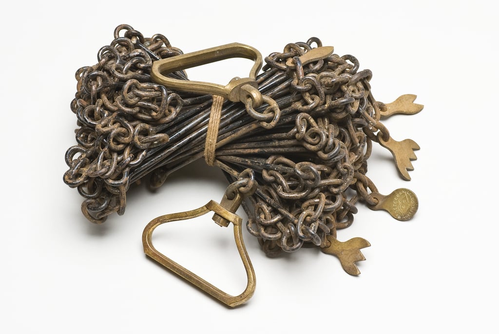 Gunters chain, c.1880 (iron and brass) by James Chesterman